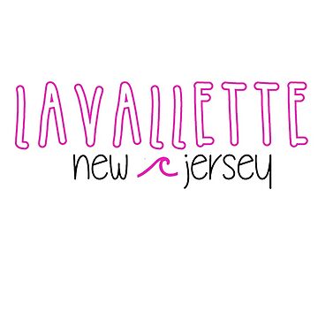 "Lavallette Sticker" Magnet for Sale by hartzler14 | Redbubble