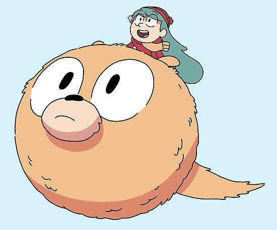 Poster « Hilda sur un woff // Hilda », par AmandaWagner | Redbubble