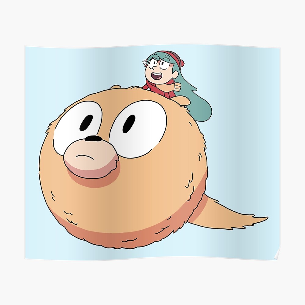 Poster « Hilda sur un woff // Hilda », par AmandaWagner | Redbubble