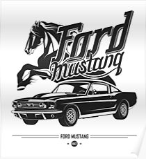 1967 Mustang Posters | Redbubble
