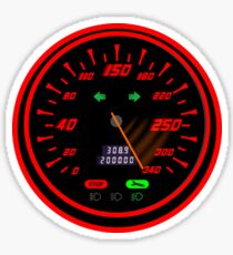 Speedometer Stickers | Redbubble