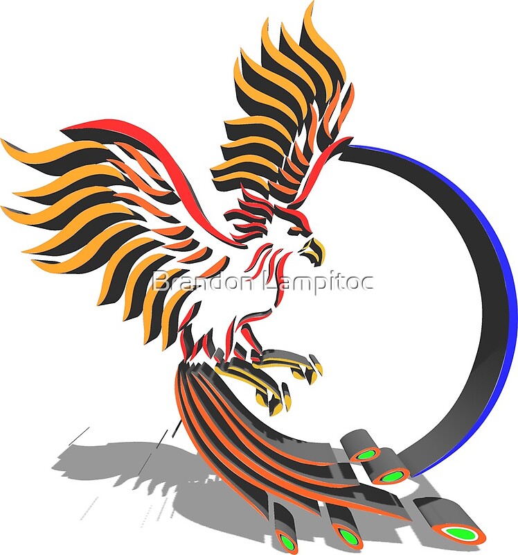"Celestial Phoenix Studios" by Brandon Lampitoc | Redbubble
