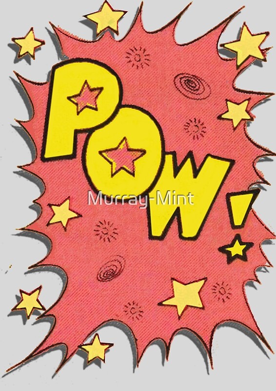 "POW! Comic book style" by Murray-Mint | Redbubble