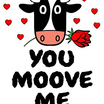 "Romantic Cow Valentines" Art Board Print for Sale by d247 | Redbubble
