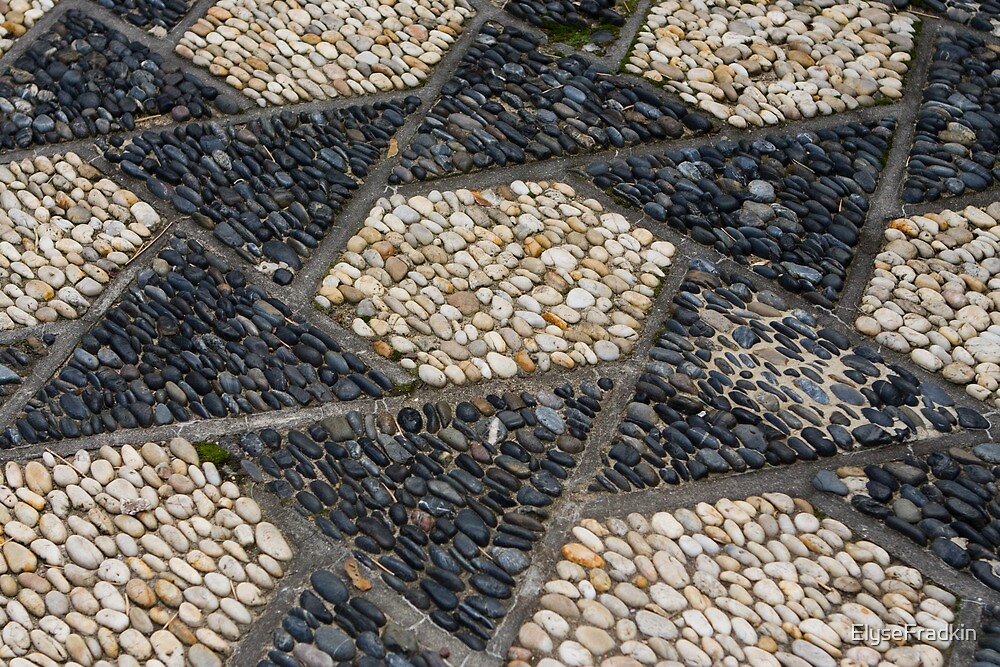 "Pebble Paving in a Chinese Scholar's Garden" by ElyseFradkin | Redbubble
