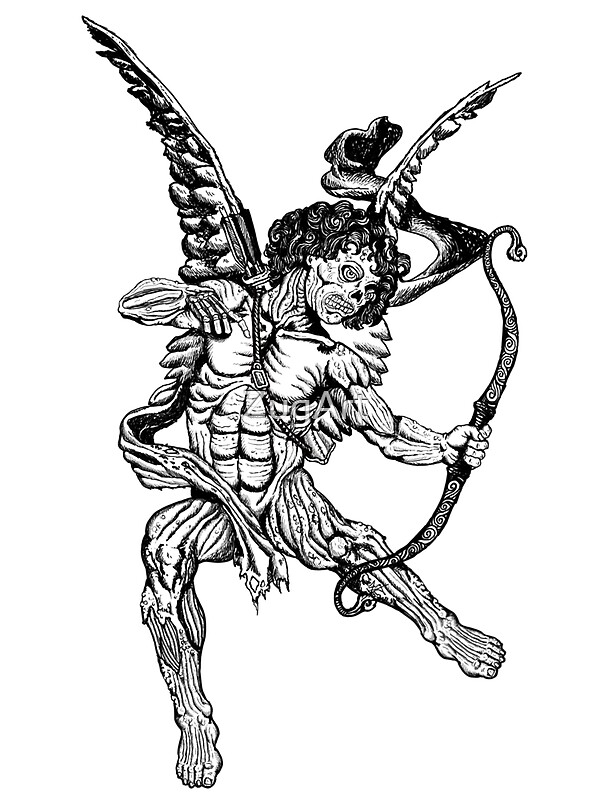 "Zombie Cupid" by ZugArt | Redbubble