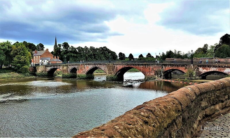"The Old Dee Bridge" by Lesliebc | Redbubble
