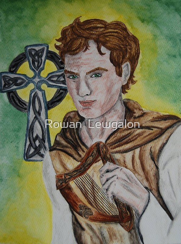 "Saint Cædmon" by Rowan Lewgalon | Redbubble