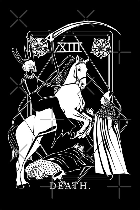 "DEATH (XIII) tarot card" by VonKowen | Redbubble