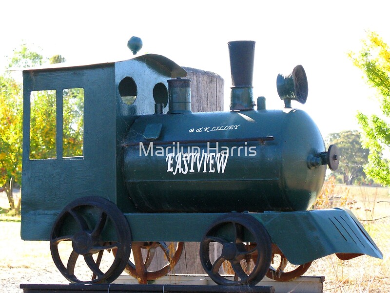 "Train Mailbox" by Marilyn Harris | Redbubble