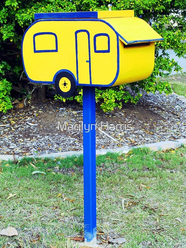 "Caravan Mailbox" by Marilyn Harris | Redbubble