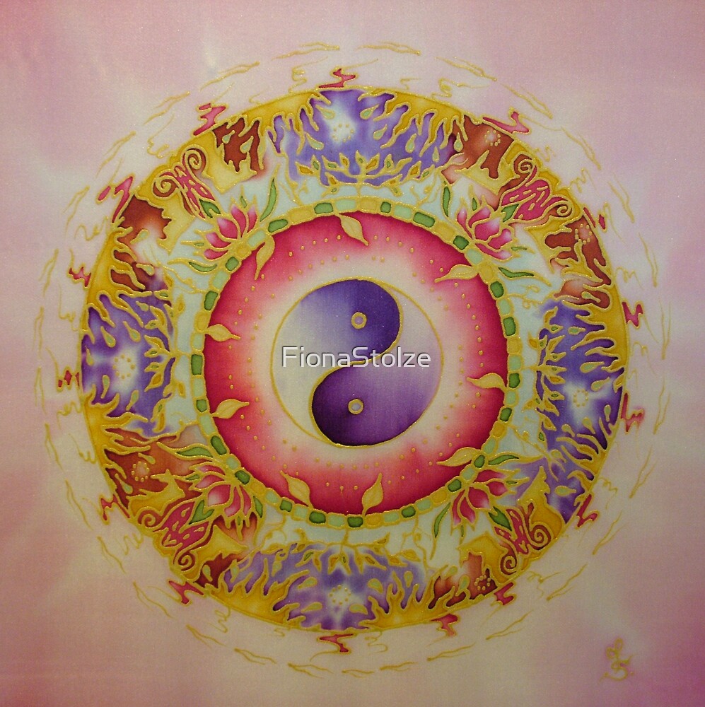 "Yin Yang in Pink" by FionaStolze | Redbubble