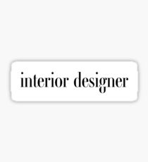 Interior Designer Stickers | Redbubble