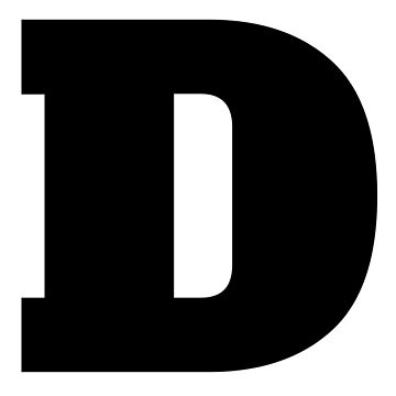 Kunstdruck for Sale mit "Alphabet D (Großbuchstabe d), Buchstabe D" von ...