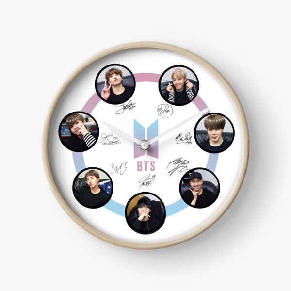 Bts Clocks | Redbubble