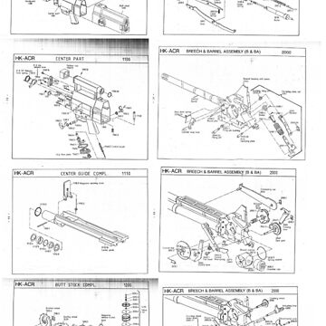 "HK G11 ACR Blueprint" Poster for Sale by RagsPete | Redbubble