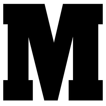 "Alphabet M (Uppercase letter m), Letter M" Poster for Sale by ...