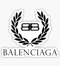 Balenciaga Logo Stickers | Redbubble