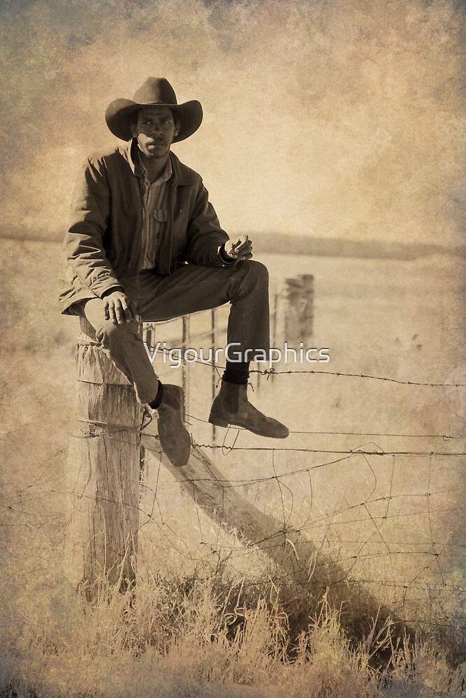 "Australian Stockman" by VigourGraphics | Redbubble