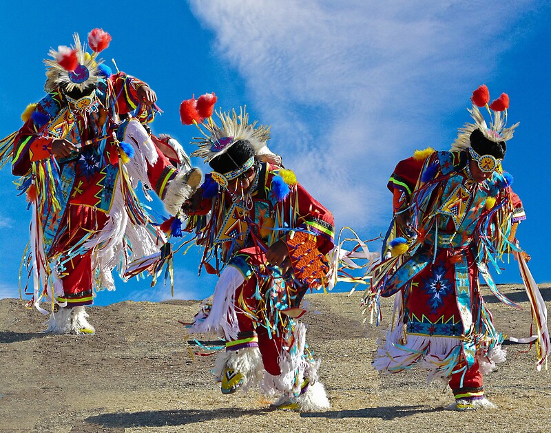 "Grass Dancer Trio" by Linda Sparks | Redbubble