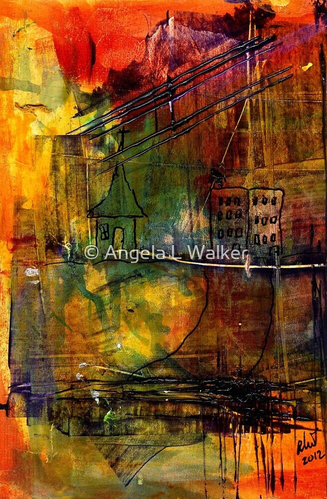 "The House Jack Built in the Town Angela Imagined" by © Angela L Walker ...