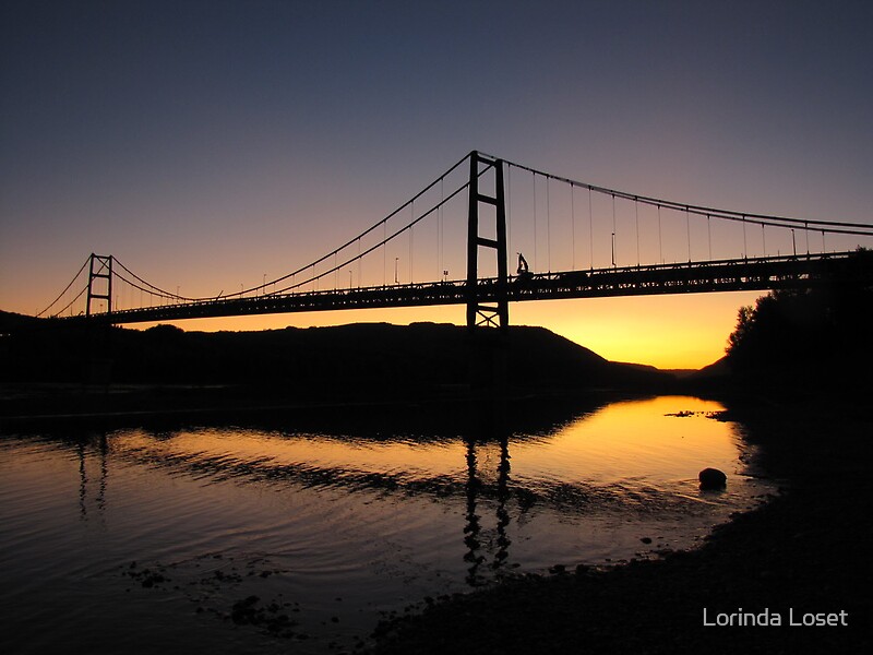 "Dunvegan Bridge Sunset" by Lorinda Loset | Redbubble