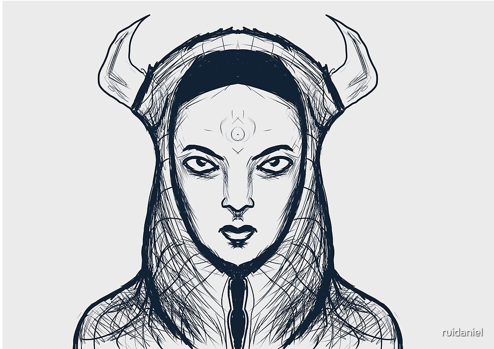 "Evil Demon Priestess" by ruidaniel | Redbubble