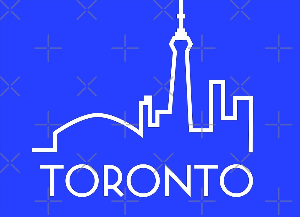 "Toronto Skyline Logo" by Torontosaurus | Redbubble