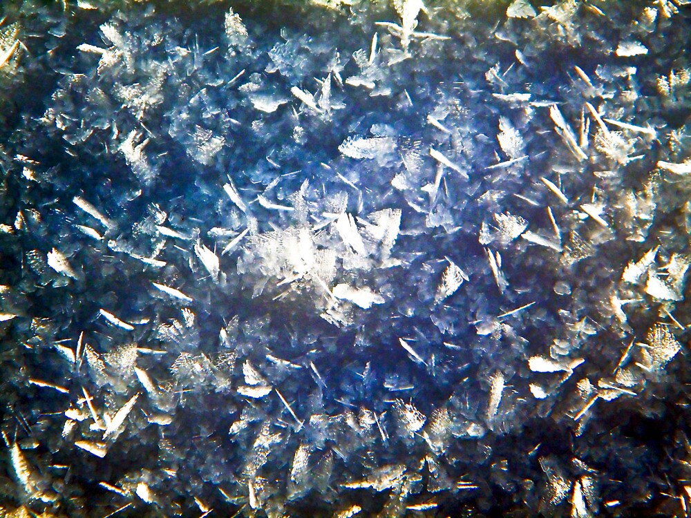 " beautiful snow crystals background" by ilinca | Redbubble