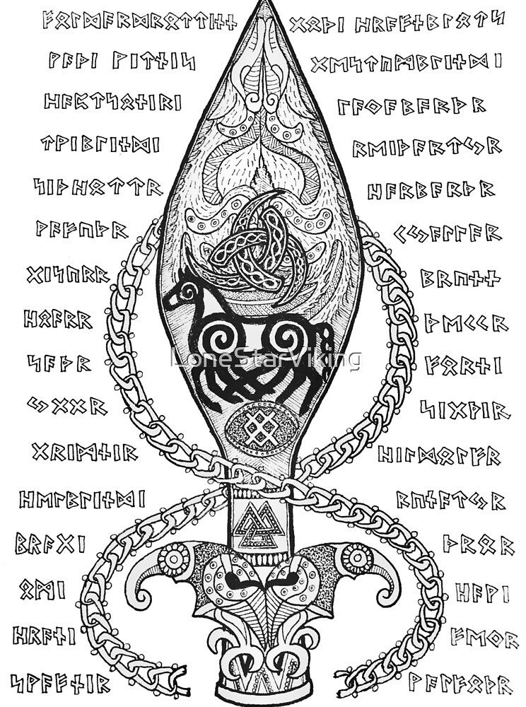 "Gungnir" by LoneStarViking | Redbubble
