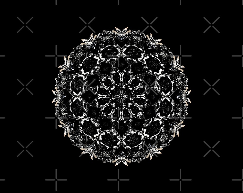 "Planet X Space Art Matrix Meteorite mandala" by PlanetMonkey | Redbubble