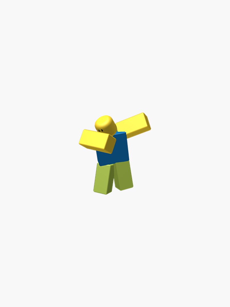 "Roblox Dab" Sticker by PatchMan | Redbubble