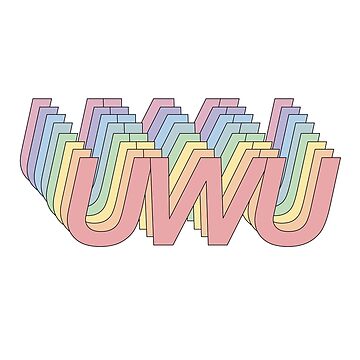"uwu" Sticker for Sale by gracero | Redbubble