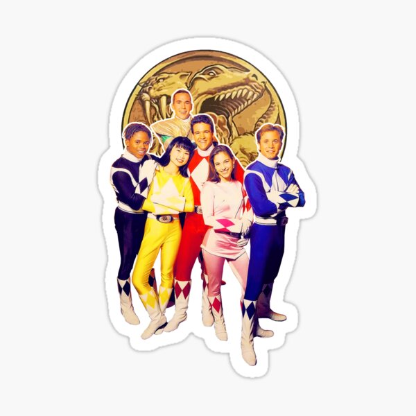 Mighty Morphin Power Rangers Stickers | Redbubble