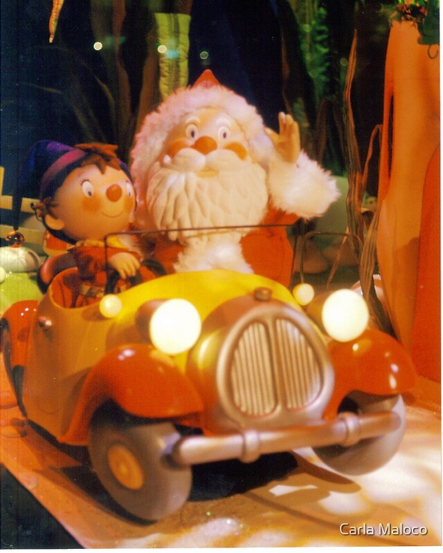 "Noddy meets Santa." by Carla Maloco | Redbubble