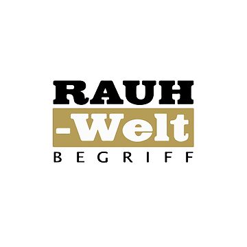 "RWB Rauh Welt Begriff Gold Logo" Poster for Sale by Too Sweet | Redbubble