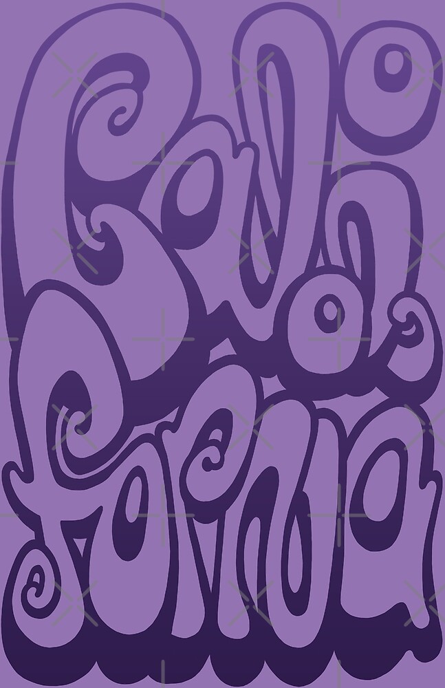 "California Lettering Typography - Ultra Violet Purple" by bignose1977 ...