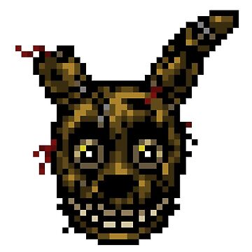 Sticker for Sale avec l'œuvre « Springtrap - FNAF Sprite » de l'artiste ...