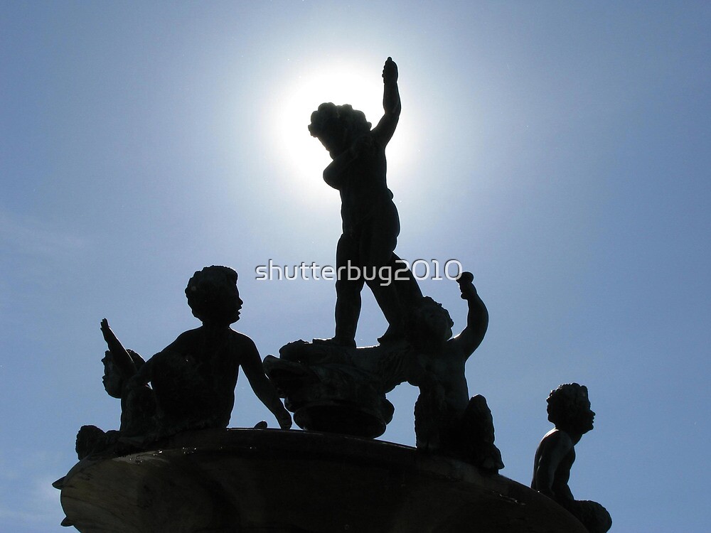"Heffelfinger Fountain Eclipse" by shutterbug2010 | Redbubble