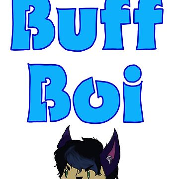 "Ein the Buff Boi" Sticker for Sale by TheSaltyKitten | Redbubble
