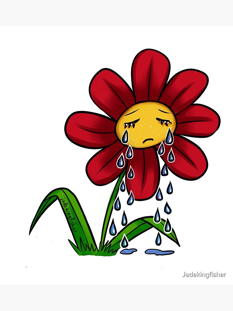 Lienzo «Flor triste» de Jadekingfisher | Redbubble