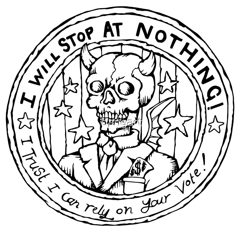 "Radiohead - Electioneering - Illustrated Lyrics" by bangart | Redbubble