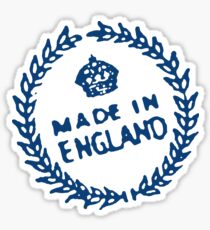 Made In England Stickers | Redbubble