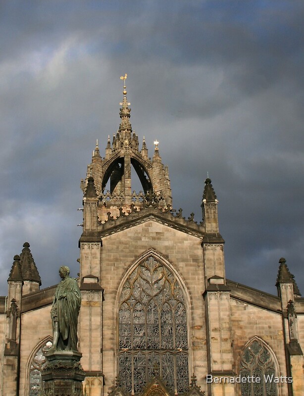 "Light before the Storm, St. Giles Cathedral" by Bernadette Watts ...