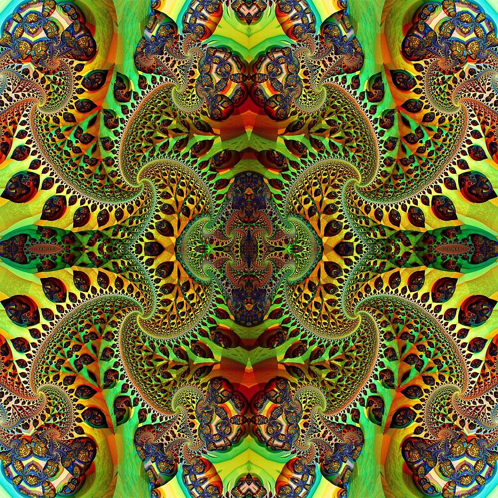 "Psychedelic Fractal Geometry - different perspective" by Feedback Loop ...