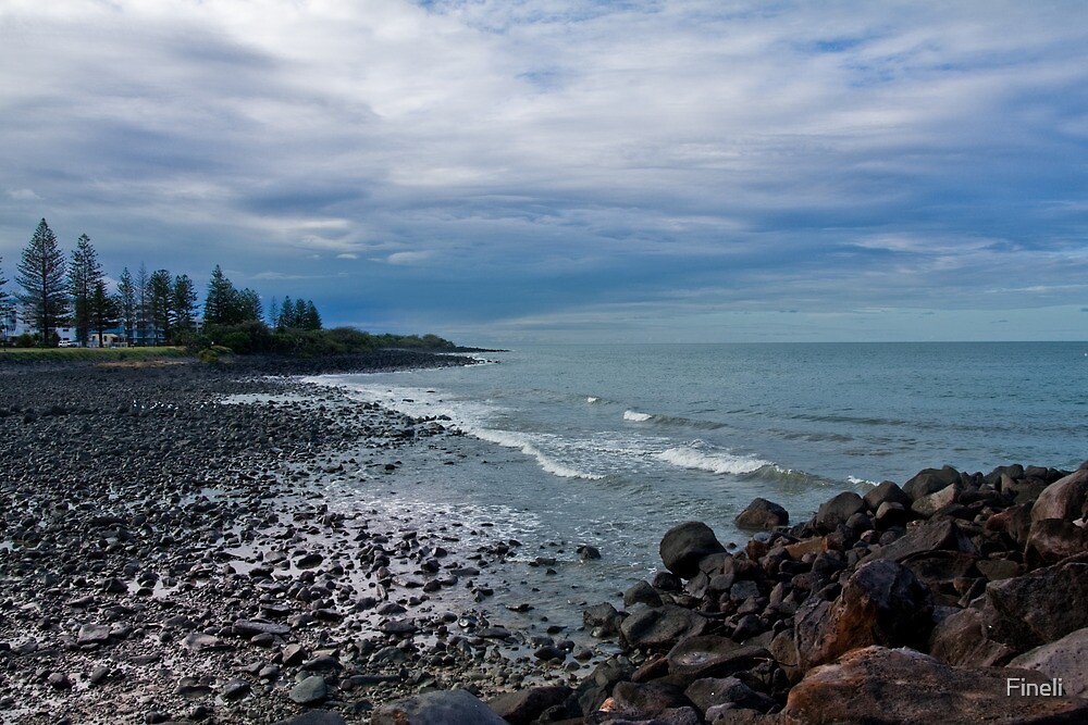 "Rocky beach! Bargara, Queensland, Australia" by Fineli | Redbubble