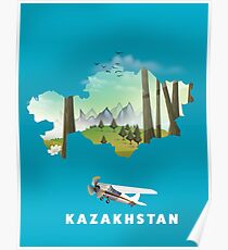 Kazakhstan Posters | Redbubble