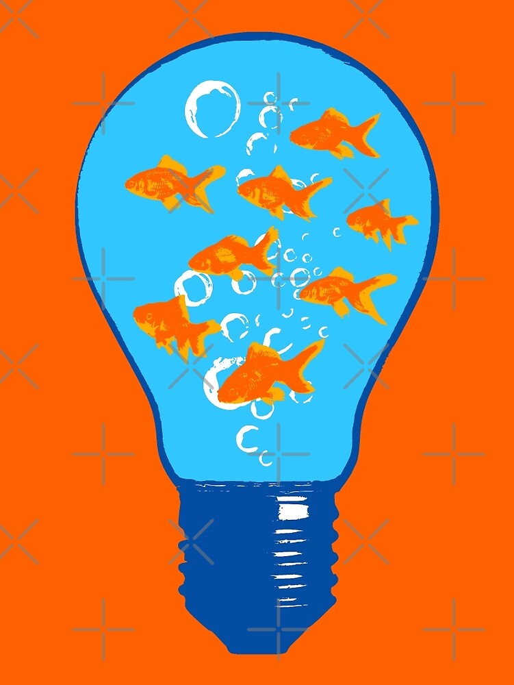 "Goldfish Bulb" by monsterplanet | Redbubble