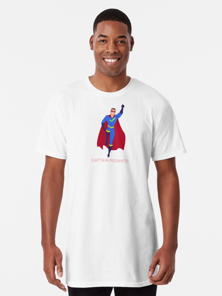 "Captain Pedantic" T-shirt by EclipseLlamas | Redbubble