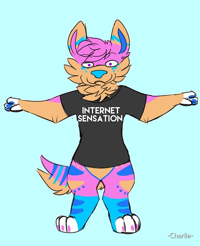 "Imallexx's fursona" by -Charlie- | Redbubble